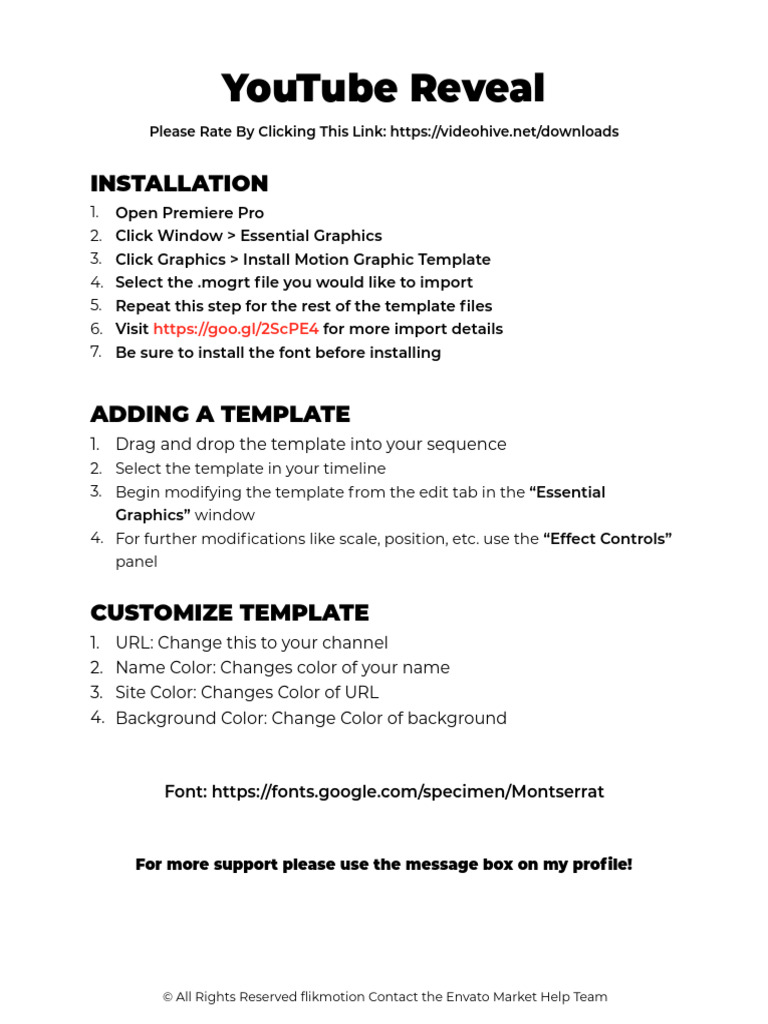 YouTube Essential GFX Help File | PDF