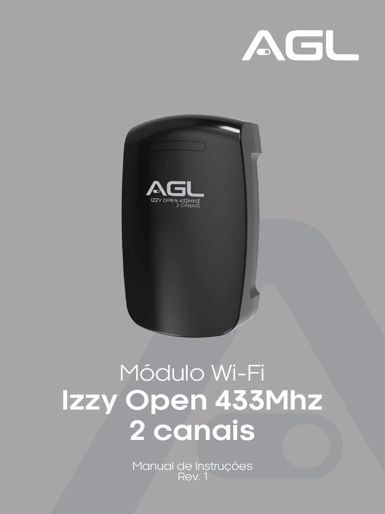 Manual Izzy Open 433Mhz - 2 Canais | PDF