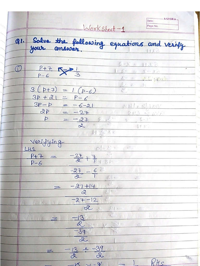 Chapter 9 (Worksheet 1) | PDF