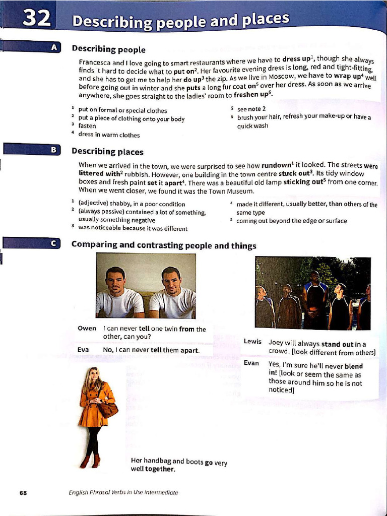 Phrasal Verbs Describing People | PDF
