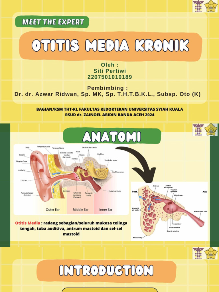 Otitis Media Kronik Tiwi | PDF