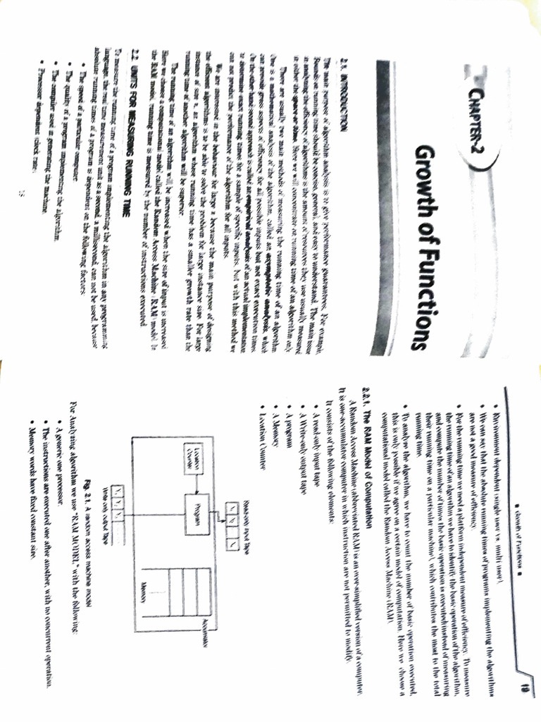 Growth of Functions Unit 1 | PDF | Time Complexity | Algorithms And Data Structures
