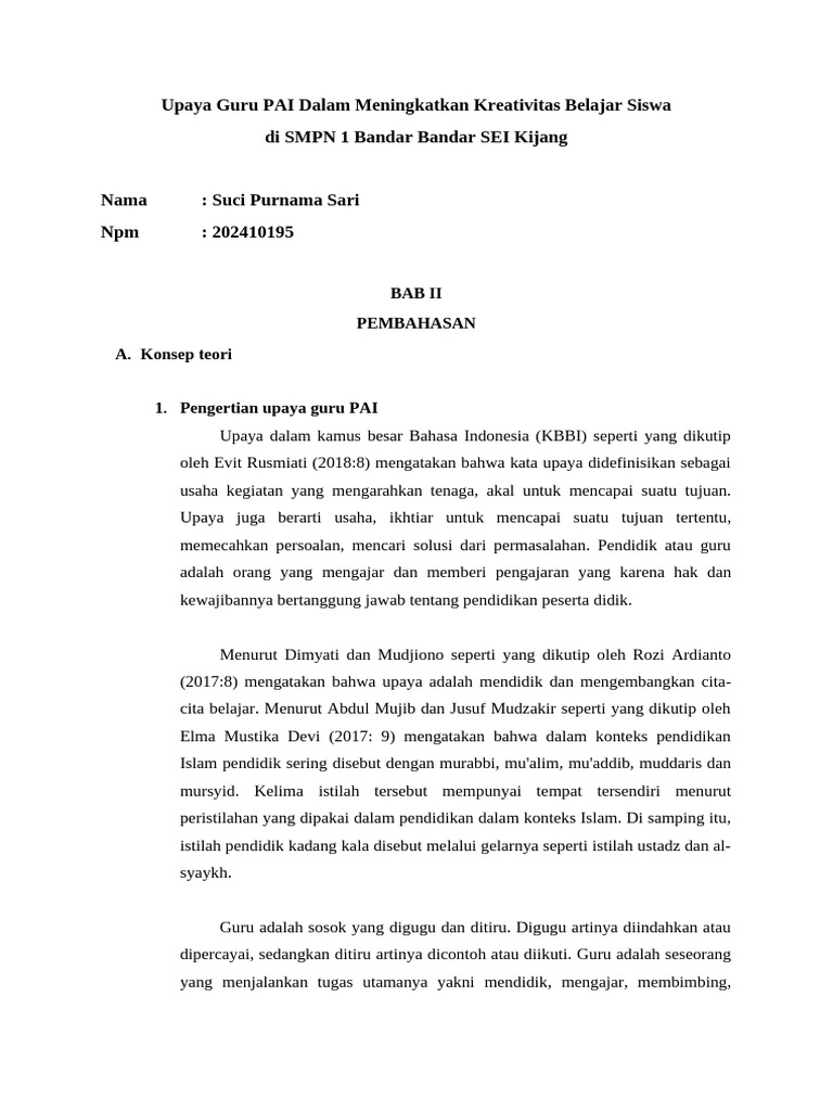 Proposal Bab 2 | PDF