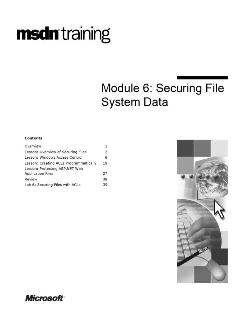 Module 6: Securing File System Data | PDF