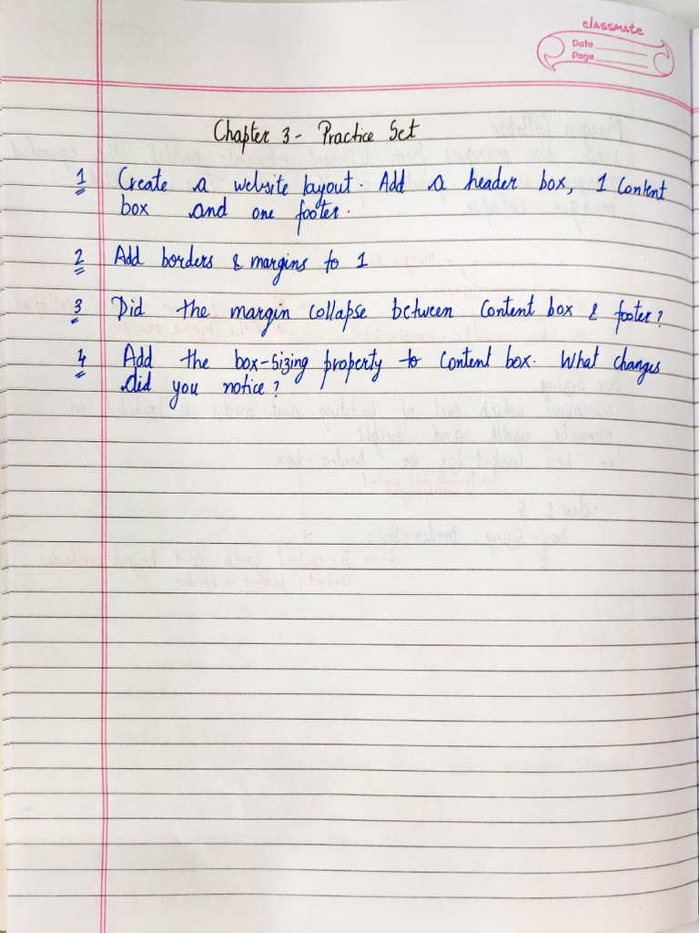 Chapter 3 Practice Set | PDF