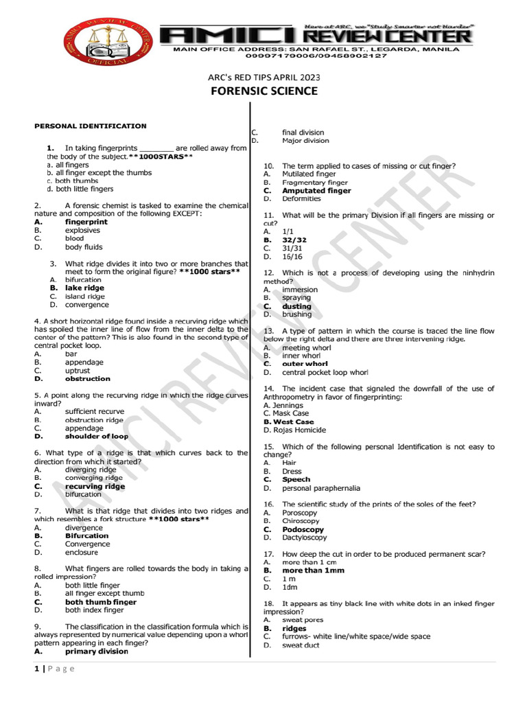 Forensic Science | PDF