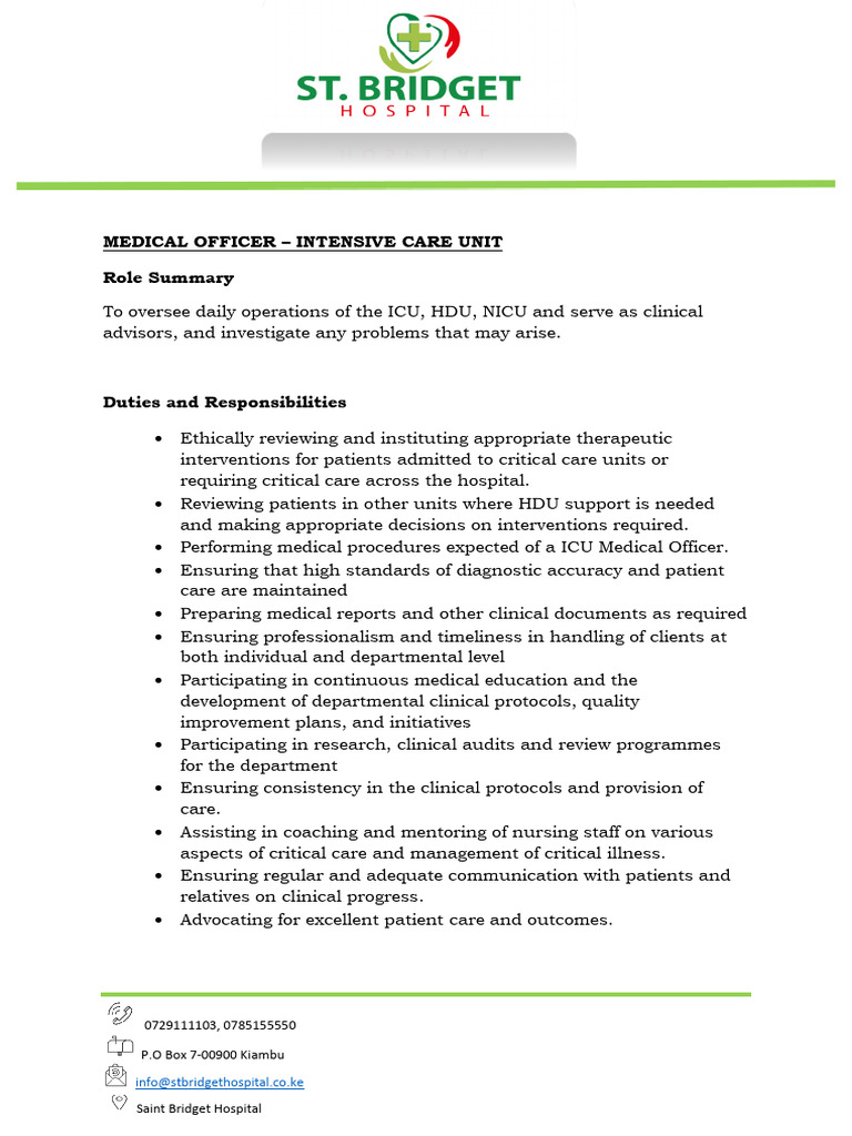 1622110097medical Officer Intensive Care Unit | PDF