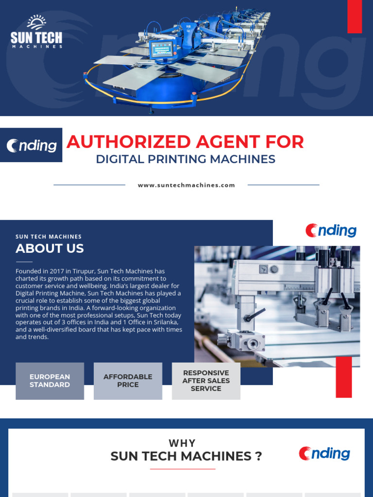 Sun Tech Machines - Profile | PDF