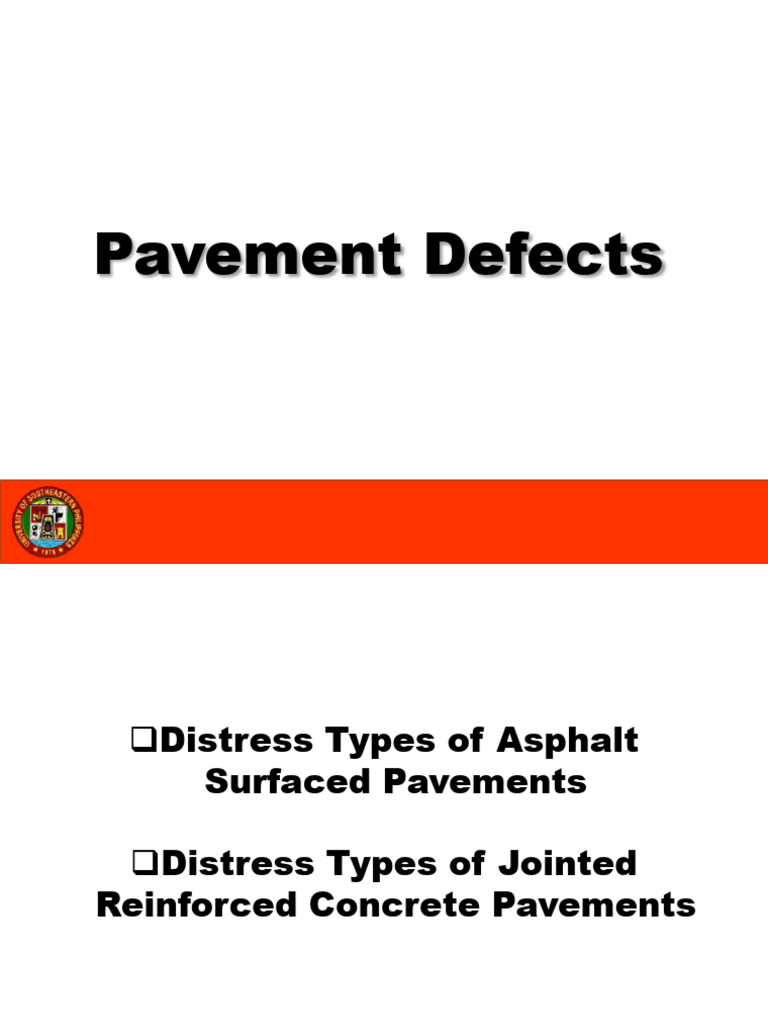 Pavement Defects | PDF