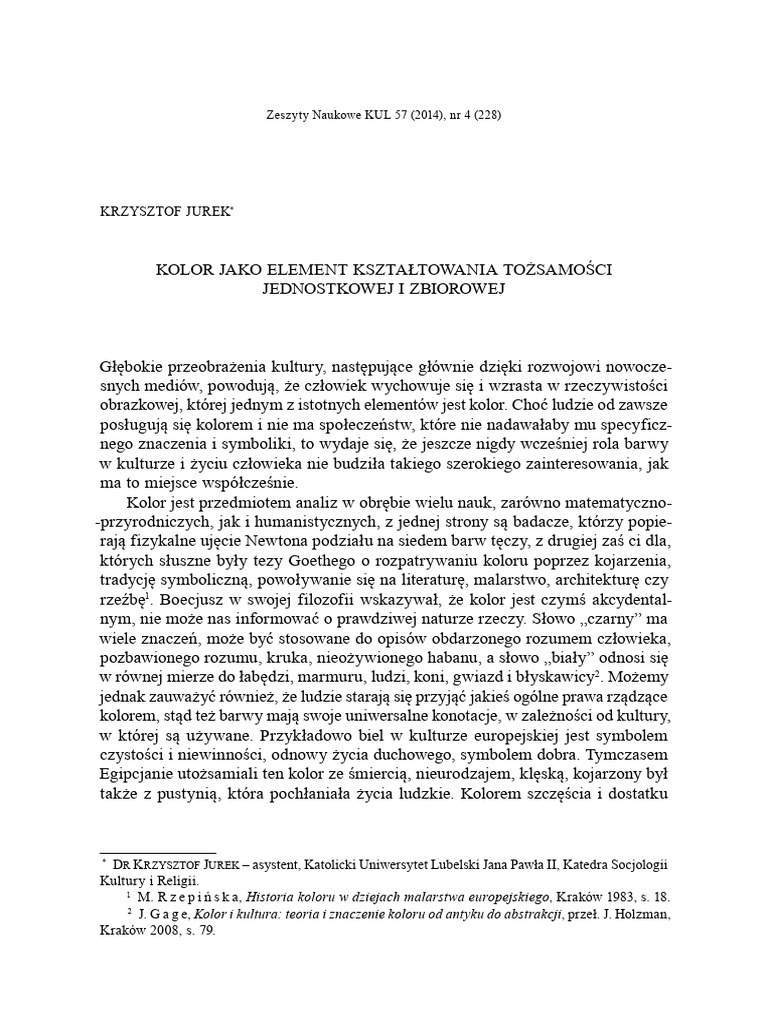 ZN Kul 4014 4 Krzysztof Jurek | PDF