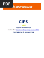 CIPS Level 2 - Certificate in Procurement and Supply Operations Module ...