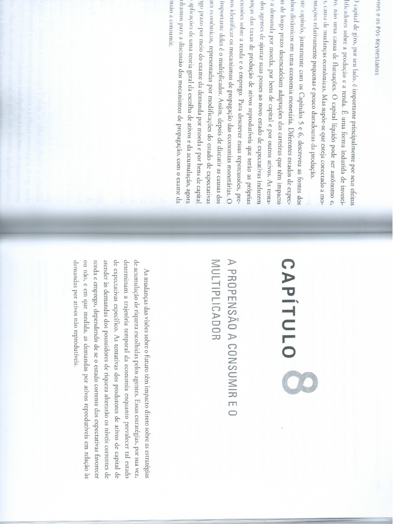 Keynes Ps-Keynesianos Cap8 | PDF