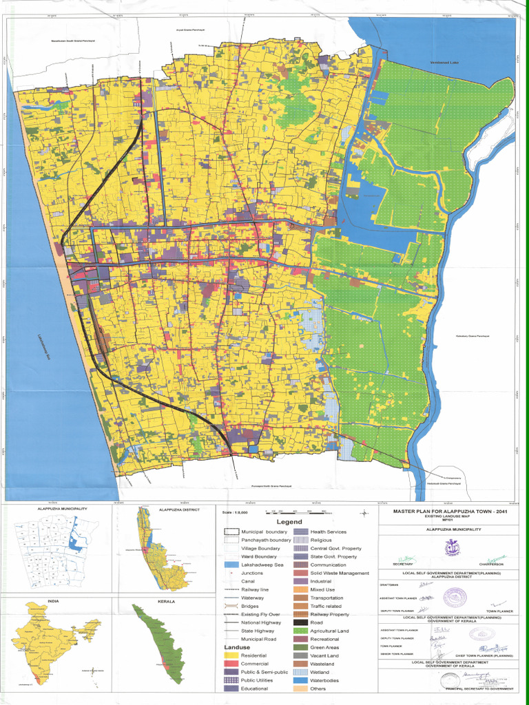 Alappuzha Land Use Map | PDF