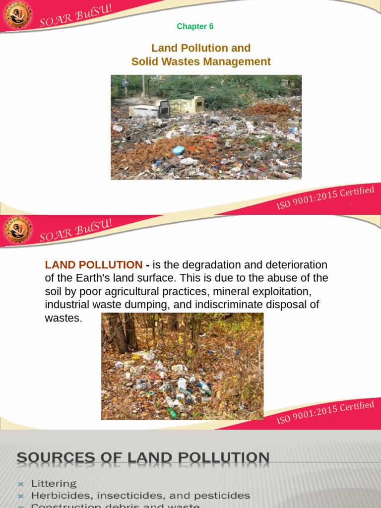 Land Pollution & Waste Management | PDF | Waste | Waste Management