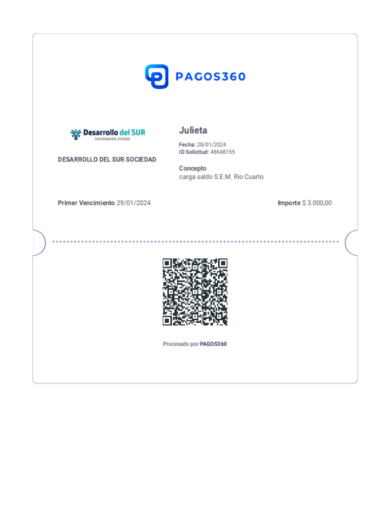 QR - Pagos360 | PDF