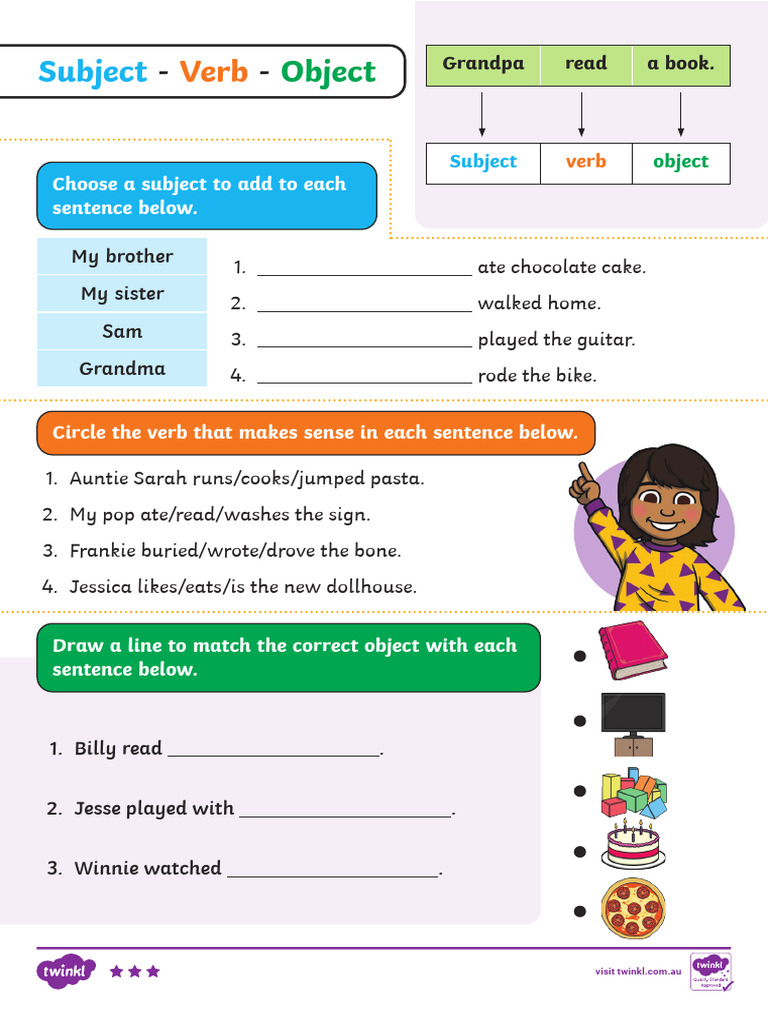 Subject Verb Object | PDF