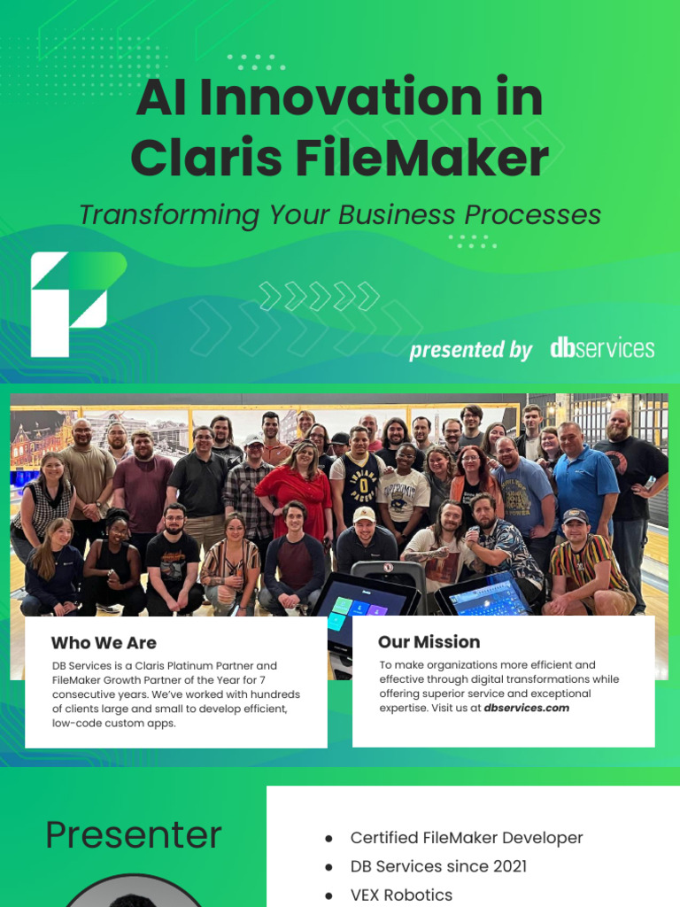 AI Enhancements in FileMaker | PDF | Artificial Intelligence ...