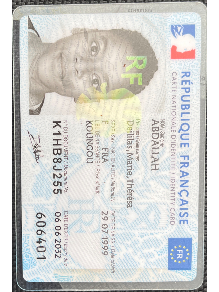 Pièce Identité Deili | PDF