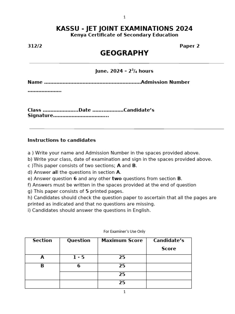 Geography Pp2 Pdf