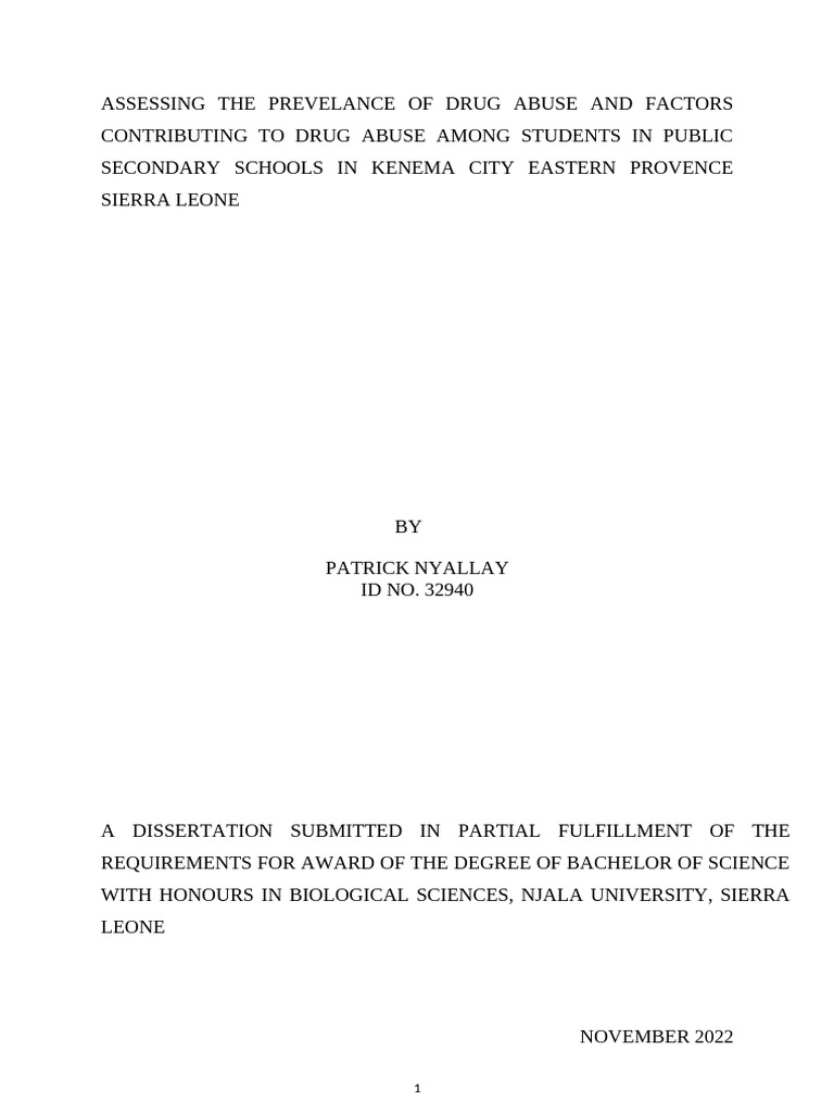 Complete Dissertation Work | PDF