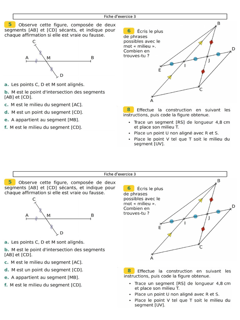 Fiche D'exercice 3 | PDF