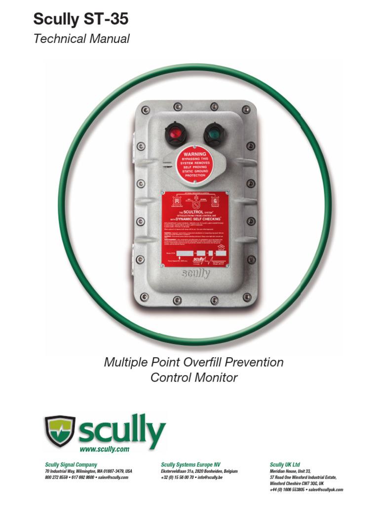 Scully ST-35 Technical Manual | PDF