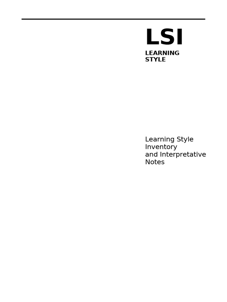 LSI and Interpretation | PDF