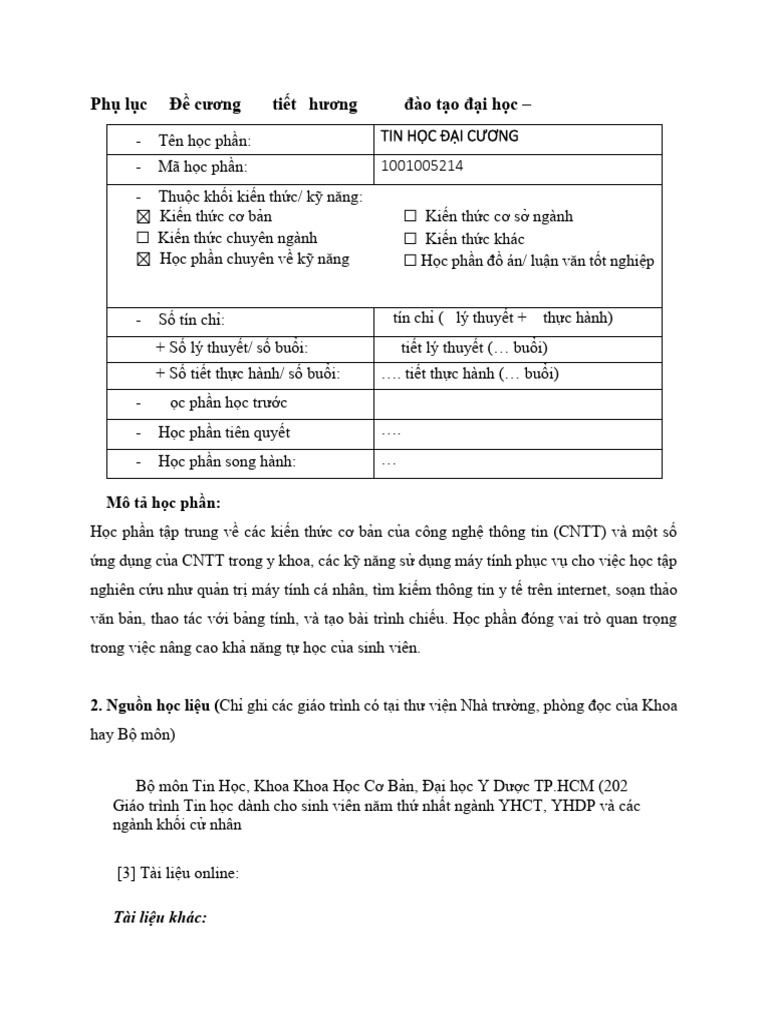 Decuong Lythuyet THDC | PDF