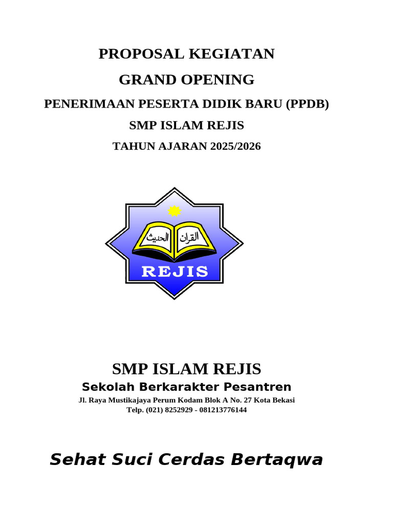 Proposal Grand Opening 2425 | PDF