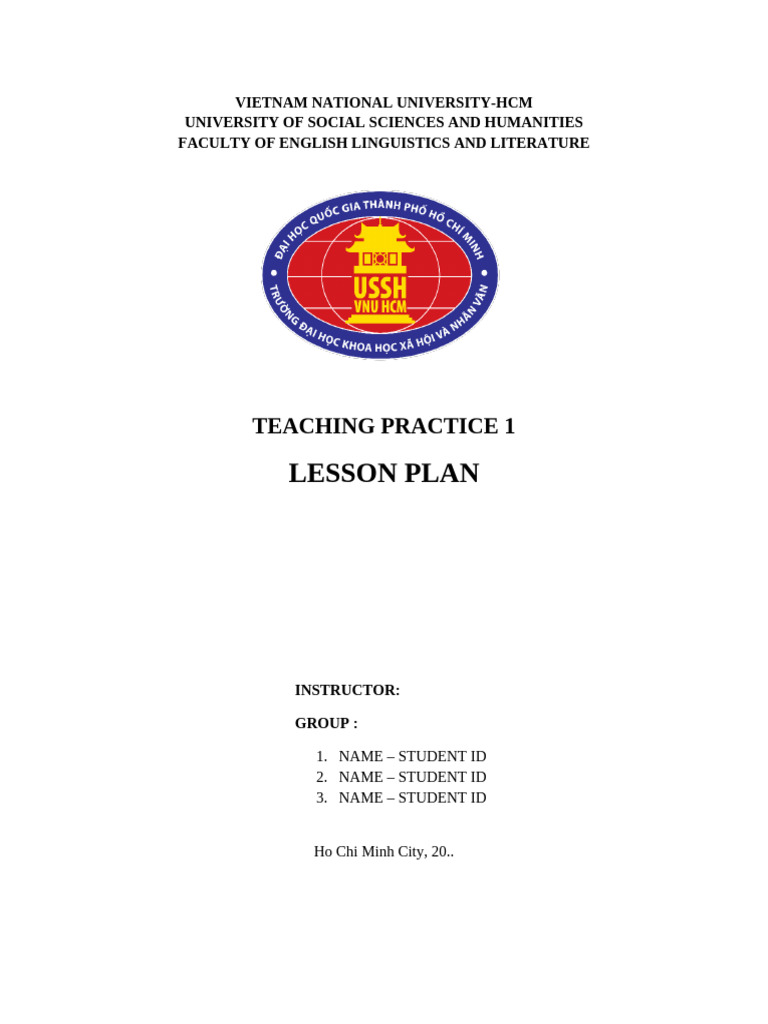 Lesson Plan Format | PDF