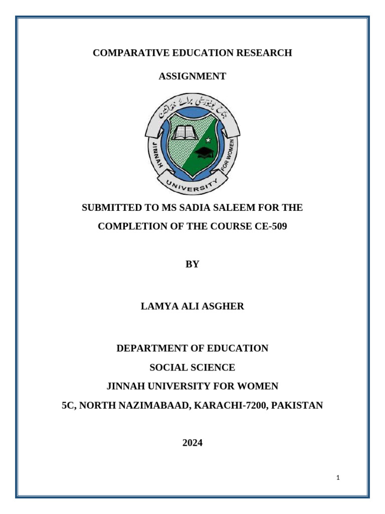 History of Comparative Education | PDF