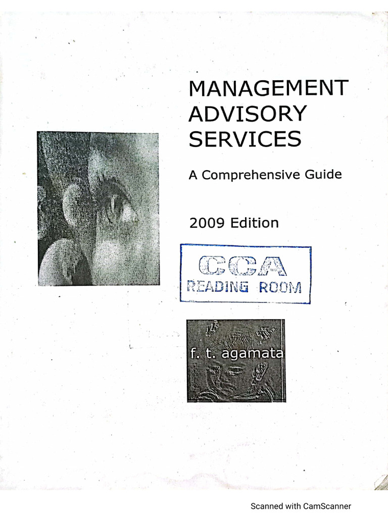 Management Advisory Services (Agamata 2009ed) | PDF