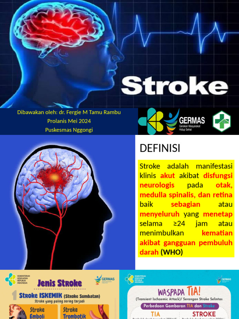 Penyuluhan Stroke Fix | PDF