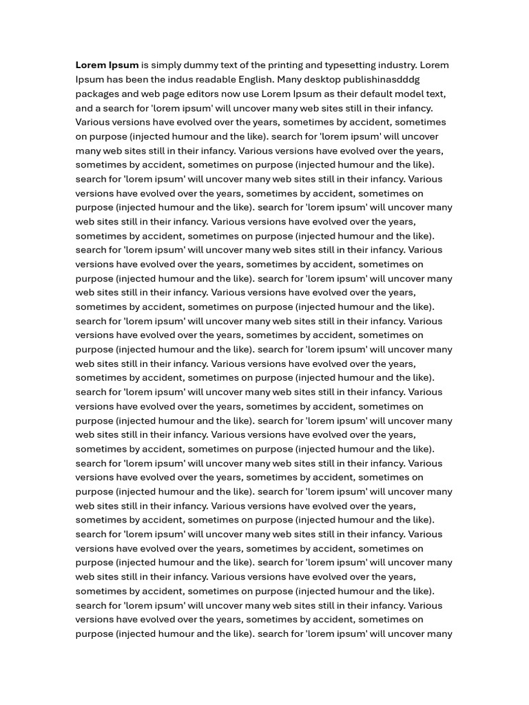 Understanding Lorem Ipsum Text Usage | PDF | Writing
