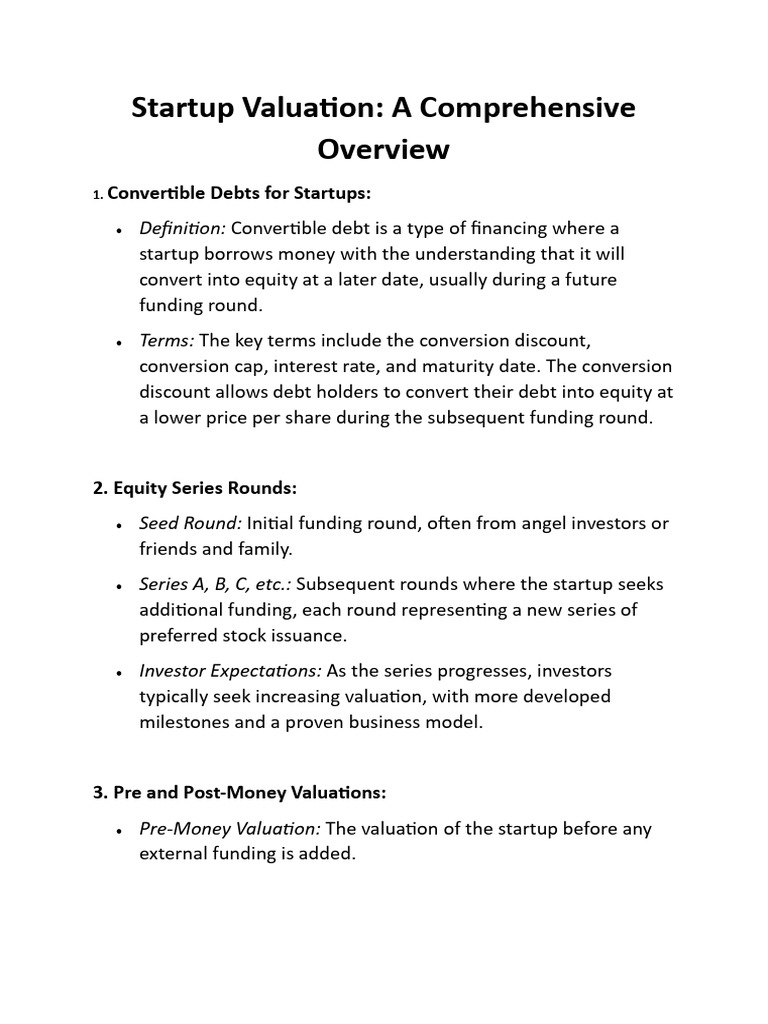 3267011-Start Up Valuation | PDF
