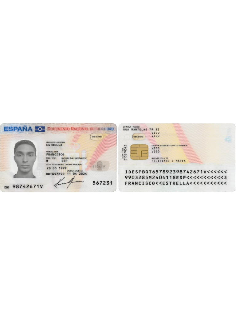 Spain - ID - Card - 2015 - 1200DPI Vlad | PDF