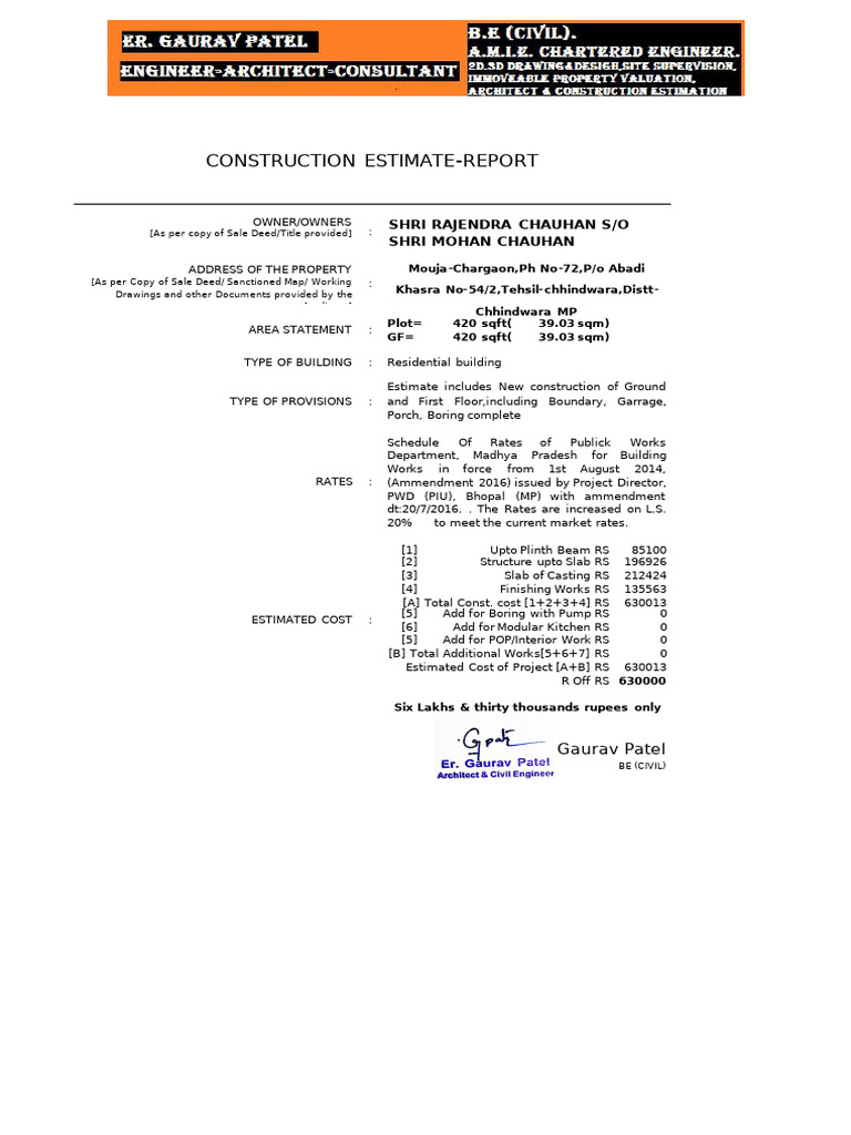 Rajendra Estpdf | PDF