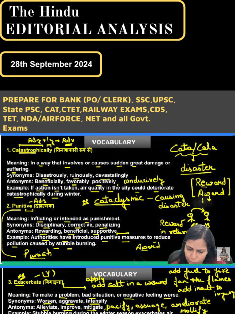 Editorial With Annotation PDF 28th September 2024 | PDF