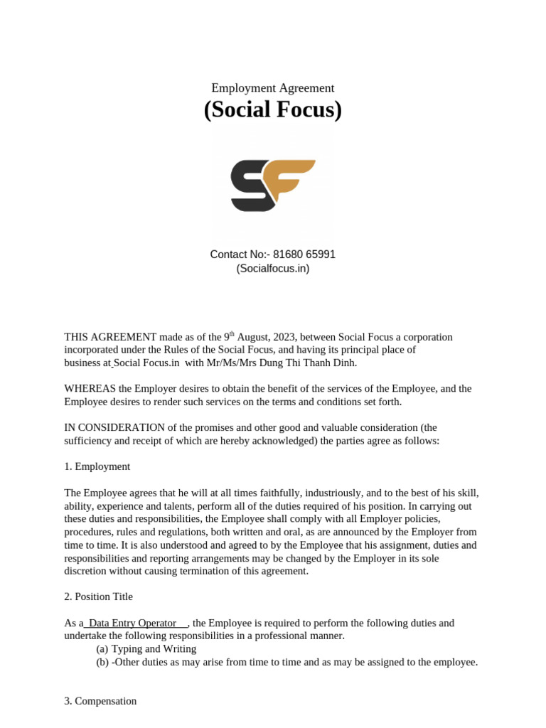 Social Focus Con | PDF