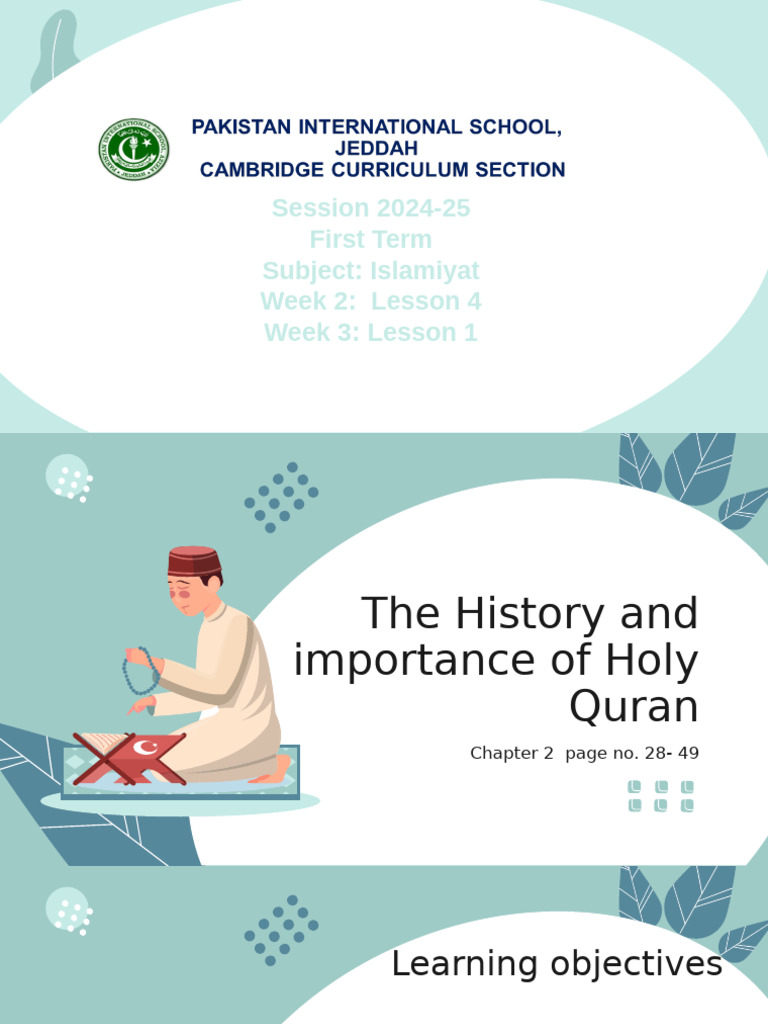 Chap 2 Grade 9 Week 2 Lesson 4 | PDF | Hadith | Politics