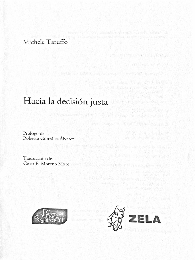 TARUFFO, Micele - Verdad y Prueba en El Proceso | PDF