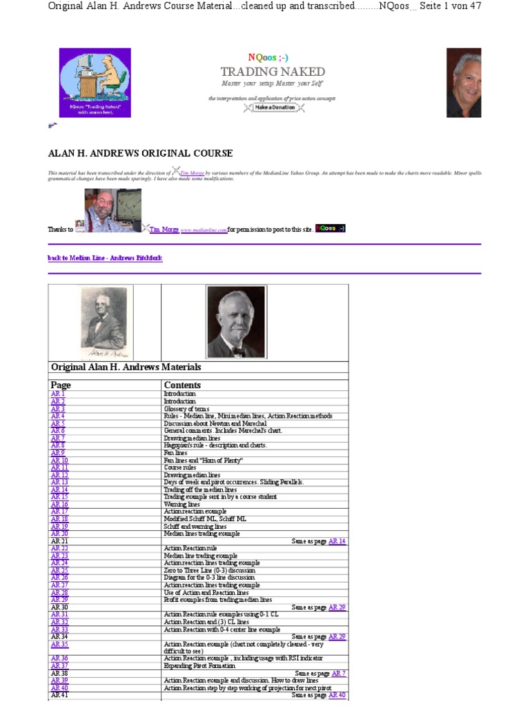 Alan Andrews Course 1 | PDF | Isaac Newton | Stocks