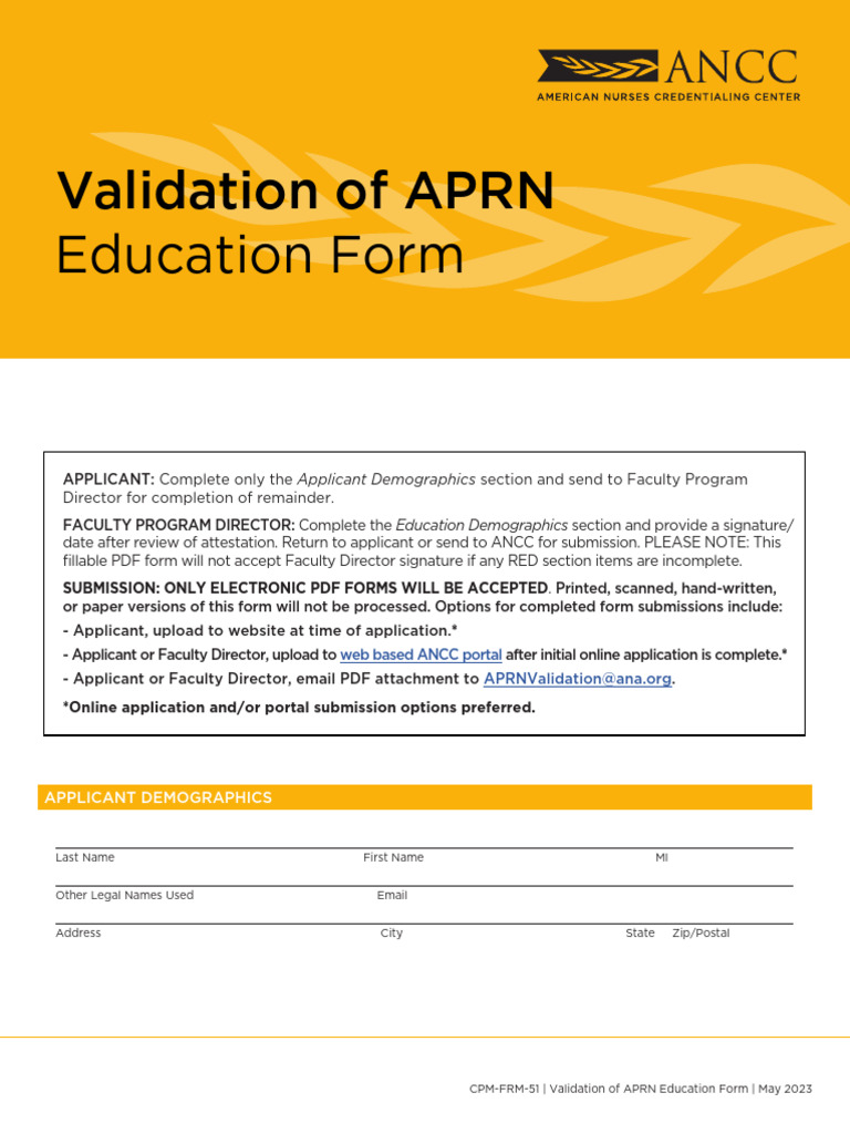 McClain - APRN Education | PDF
