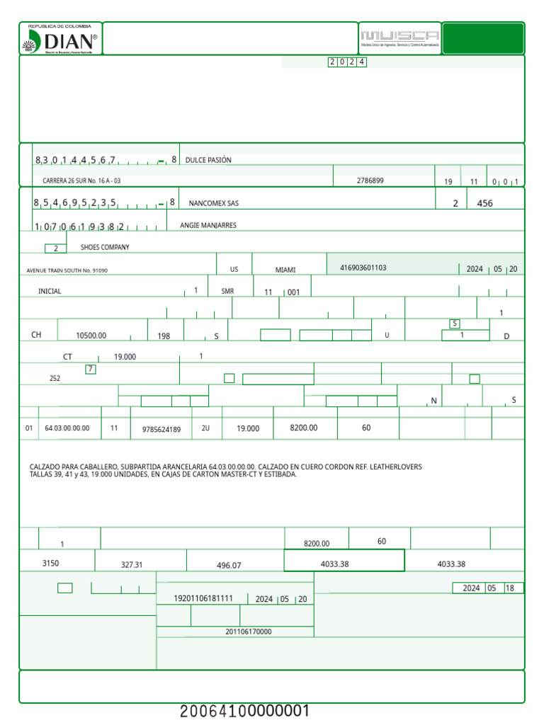 Formulario 600 2014 | PDF | Arancel | aduana