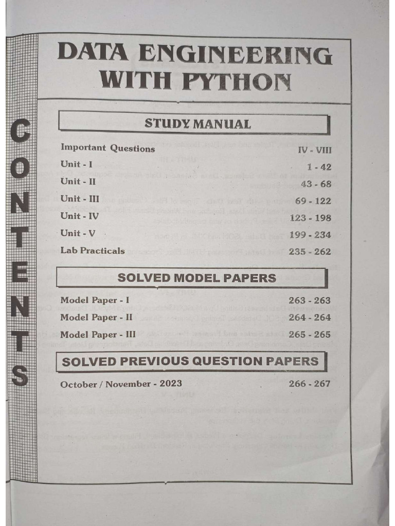 Python Unit 05 - Compressed | PDF