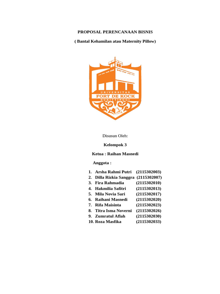 Proposal KWN Kel 2 Salinan | PDF
