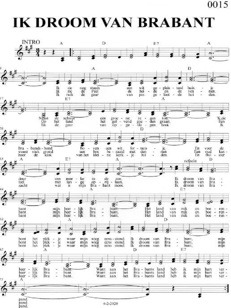 Ik Droom Van Brabant | PDF