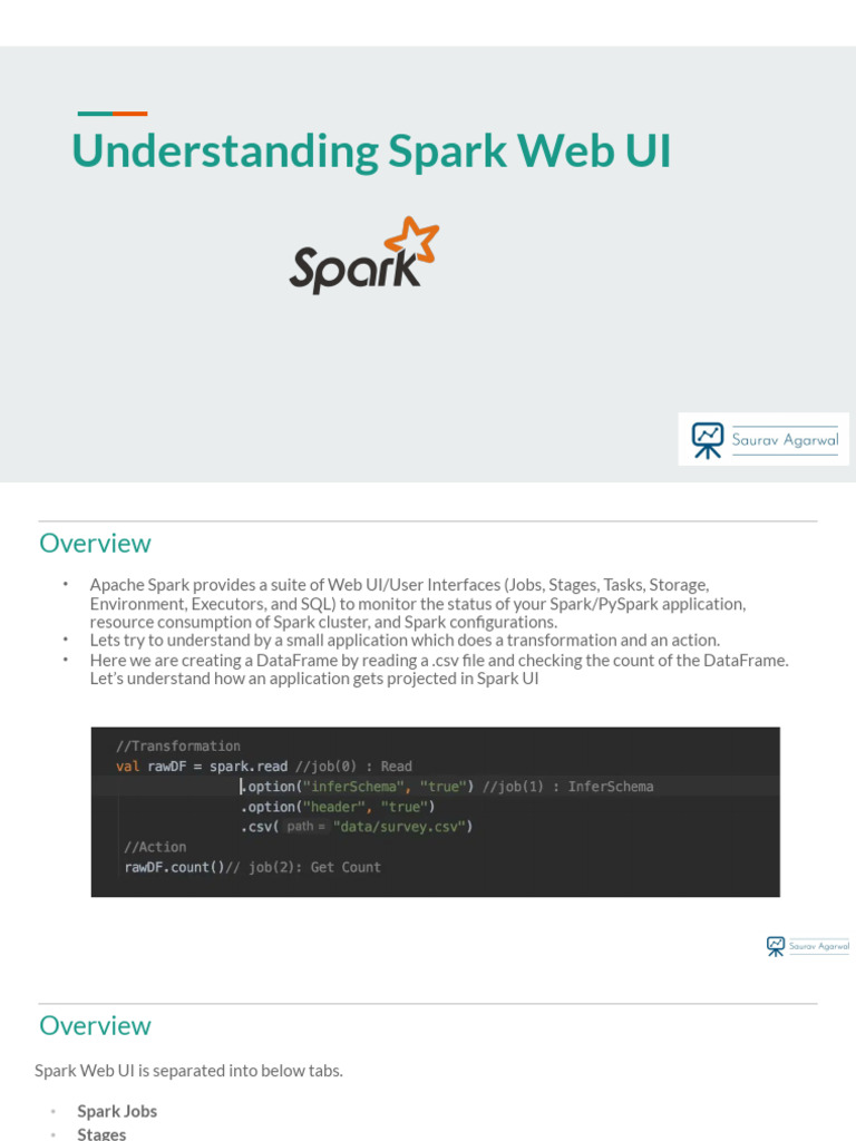 Understanding Spark Web UI | PDF