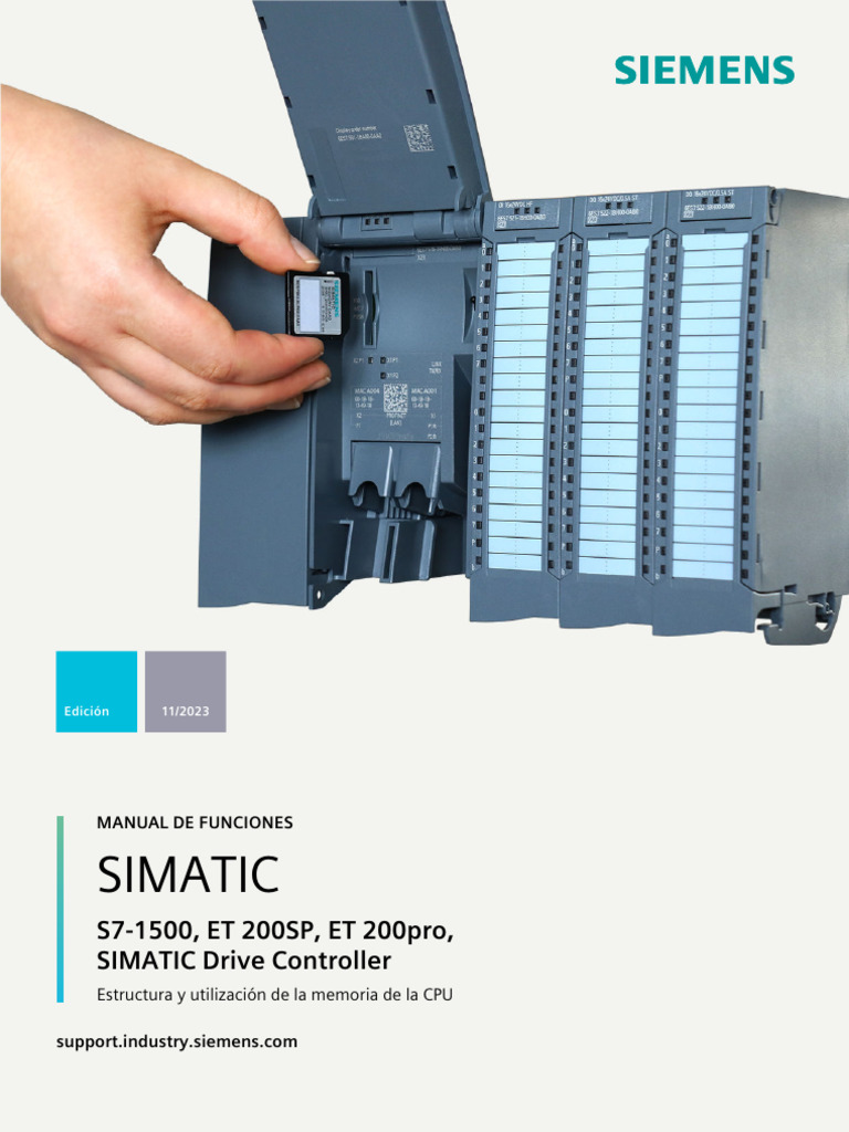 s71500 Structure and Use of The PLC Memory Function Manual es-ES es-ES | PDF