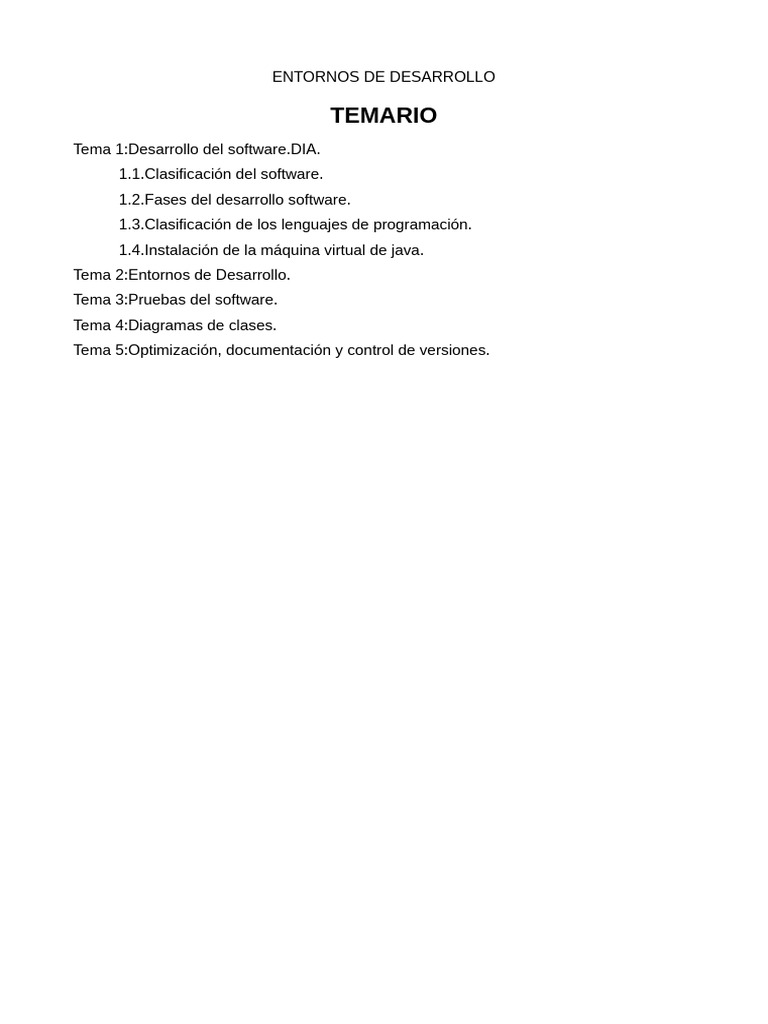 Entornos de Desarrollo | PDF